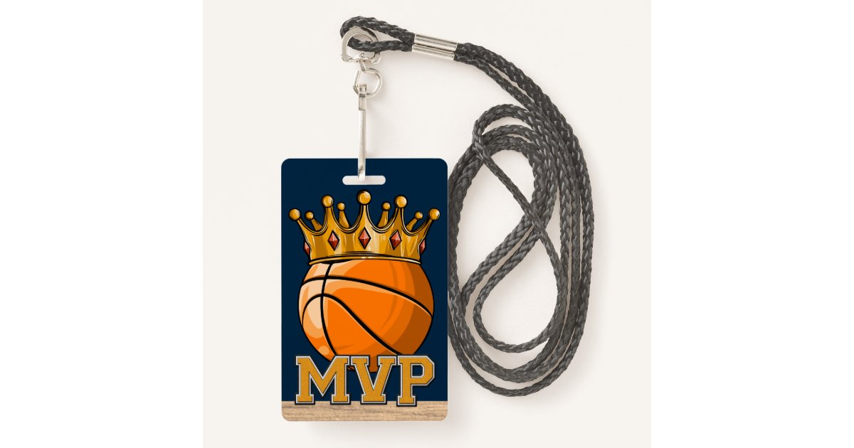 Basketball MVP Badge | Zazzle