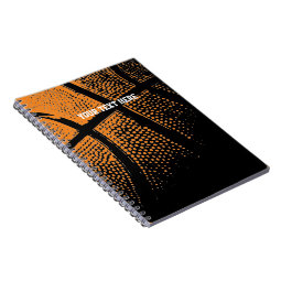 Basketball notebook | Custom school supplies | Zazzle