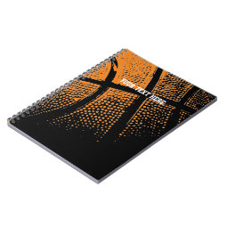 Basketball notebook | Custom school supplies | Zazzle