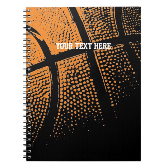 Basketball notebook | Custom school supplies | Zazzle.com