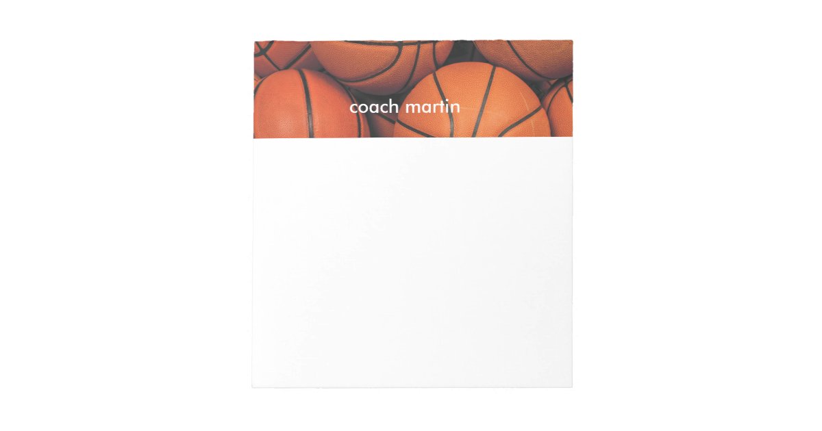 Basketball Notepad | Zazzle