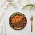 Basketball Paper Plates | Zazzle