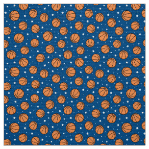 Basketball Fabric. Fabric | Zazzle.com
