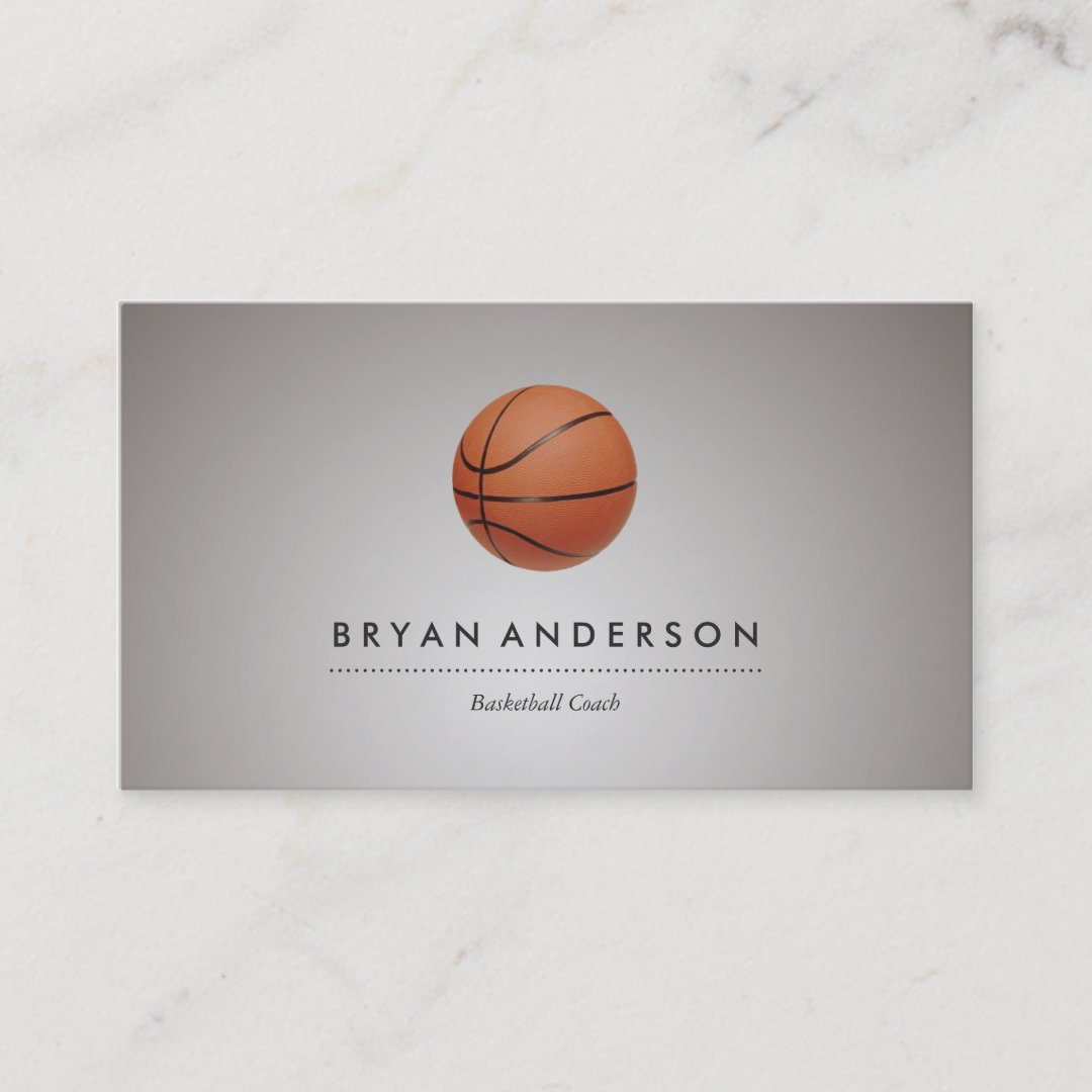 Basketball - Personal Business Card | Zazzle