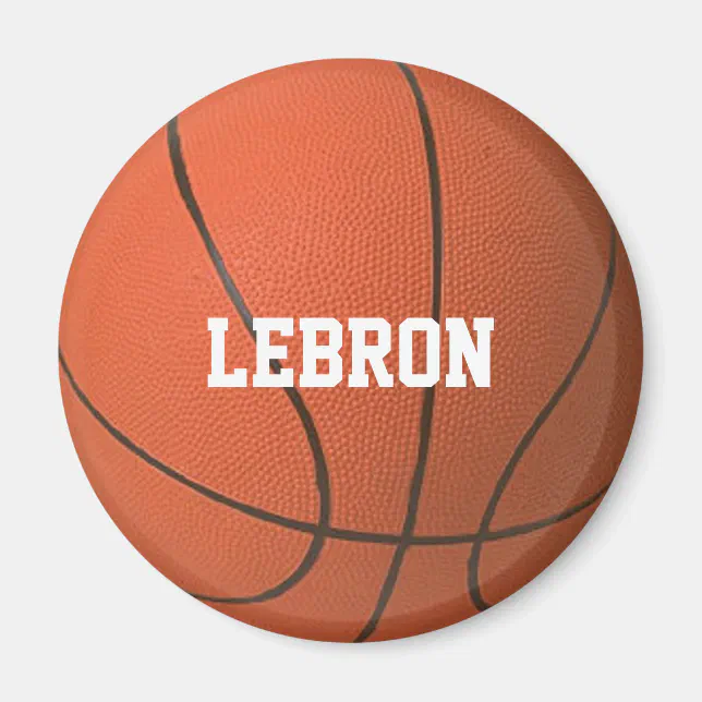 Basketball Personalized Magnet | Zazzle