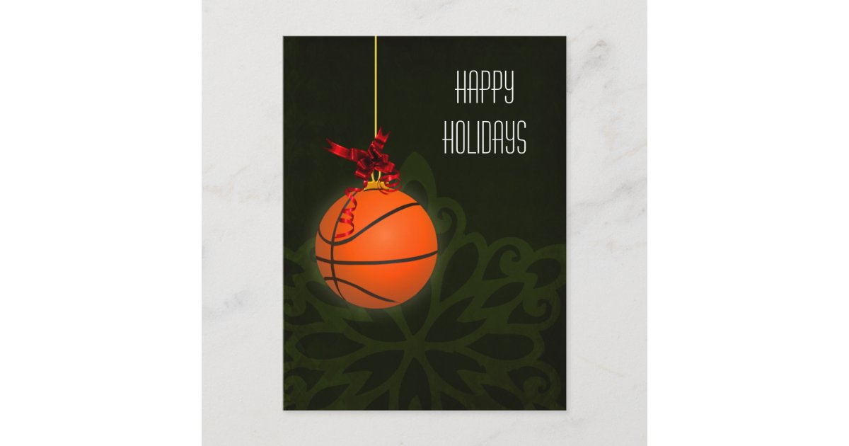 basketball player Christmas Cards | Zazzle