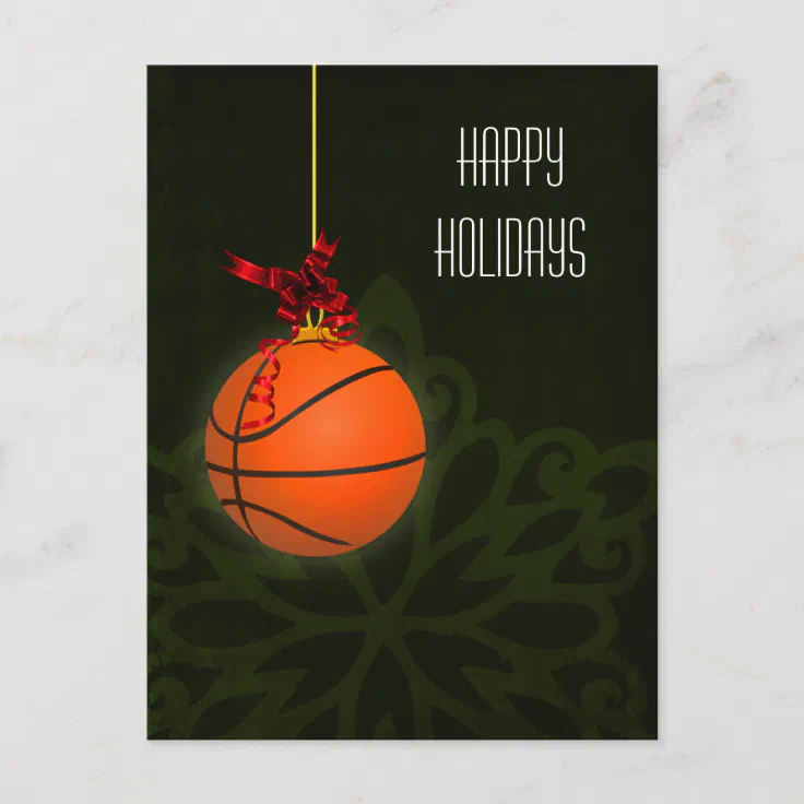 basketball player Christmas Cards | Zazzle