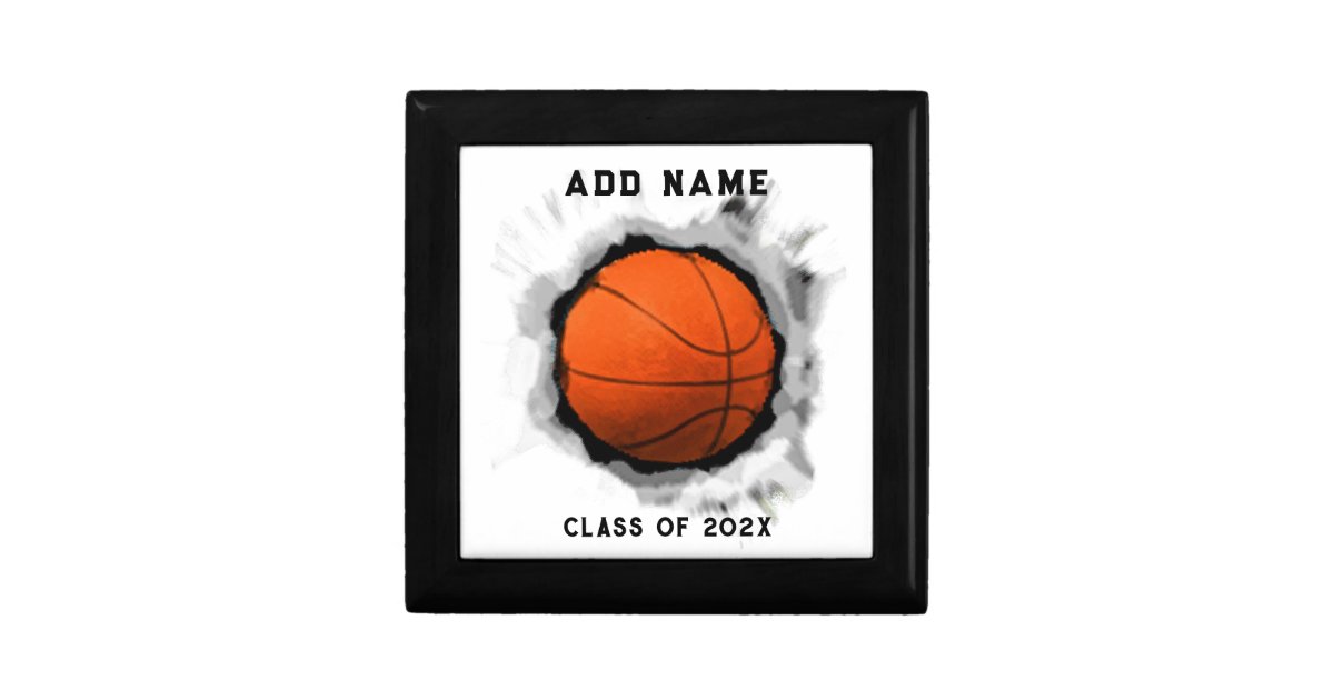 Basketball Player Graduation Gift Gift Box | Zazzle