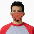Basketball Player or Fan Adult Cloth Face Mask | Zazzle