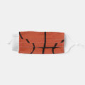Basketball Player or Fan Adult Cloth Face Mask | Zazzle