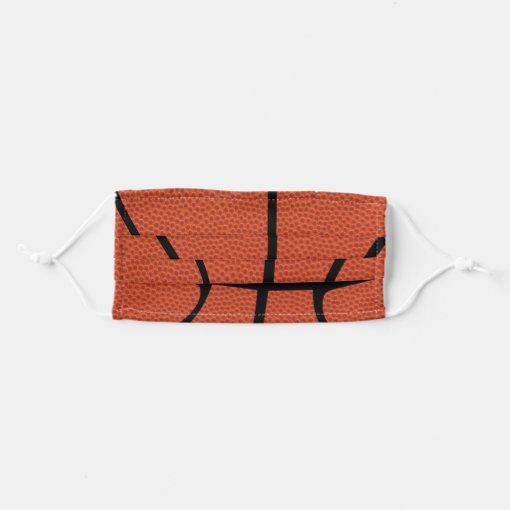 Basketball Player or Fan Adult Cloth Face Mask | Zazzle