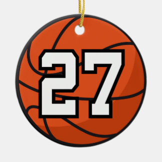 Basketball No 27 Christmas Ornaments & Basketball No 27 Ornament ...