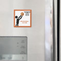 Basketball player with ball custom magnet | Zazzle