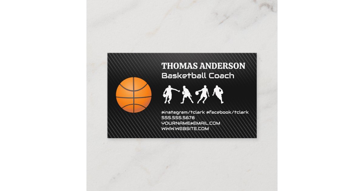 Basketball Players | Sports Business Card | Zazzle