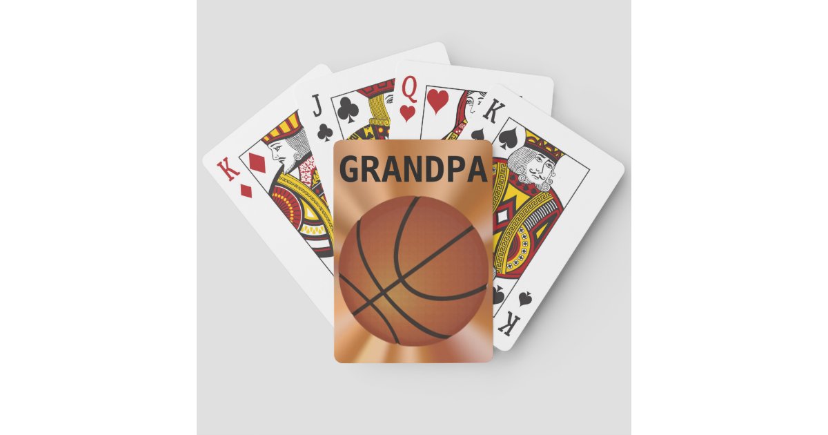 Basketball Playing Cards, Basketball Gift Ideas Poker Cards | Zazzle