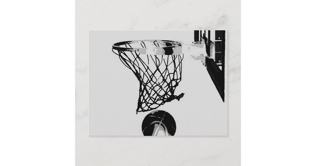 Basketball Postcard | Zazzle