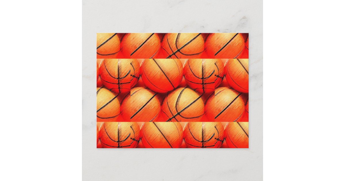 Basketball Postcard | Zazzle