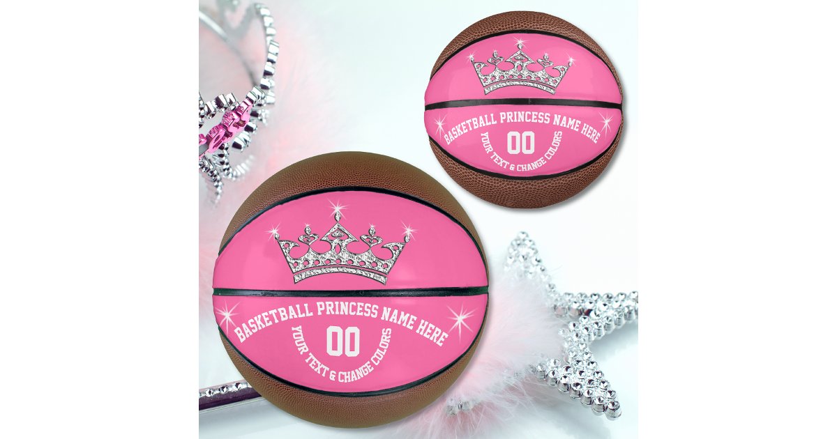 Basketball Princess Personalized Basketball Ball | Zazzle