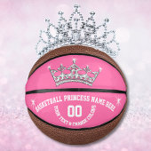 Basketball Princess Personalized Basketball Ball | Zazzle