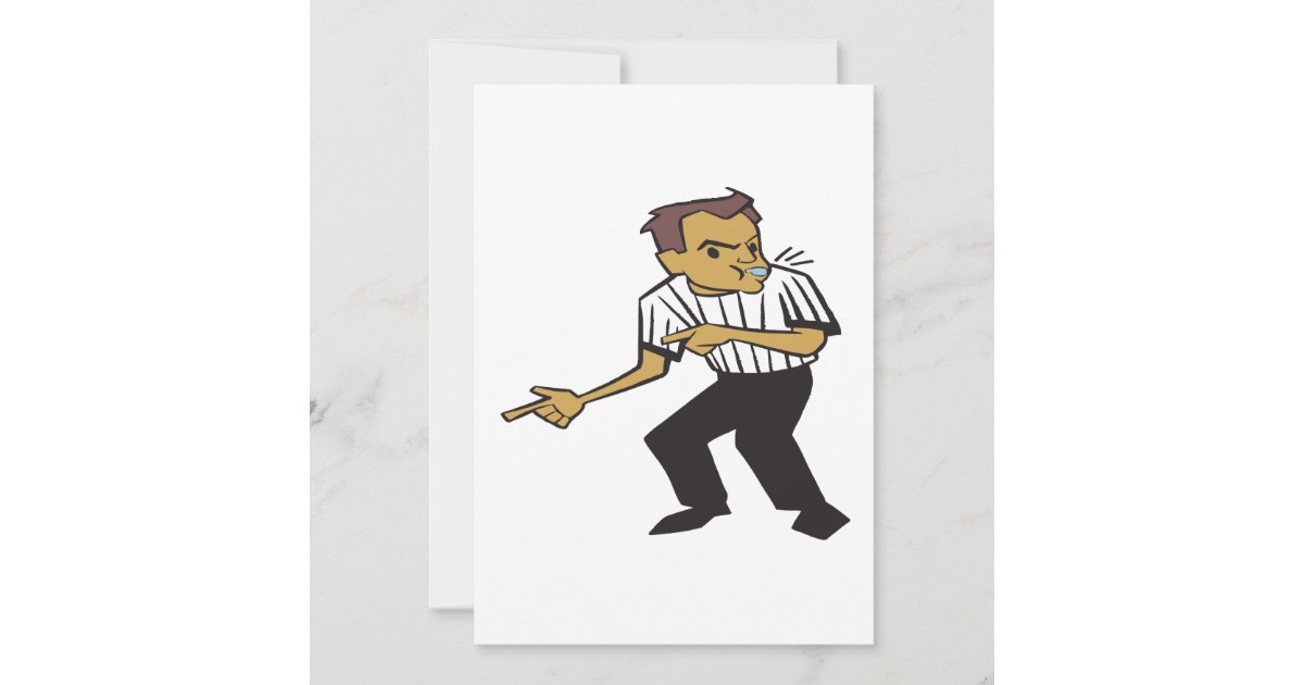 Basketball Referee Invitation | Zazzle