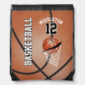 Basketball Sport Design Drawstring Bag | Zazzle