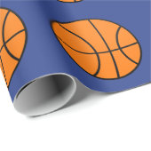 Basketball Sports Birthday Kids Wrapping Paper | Zazzle