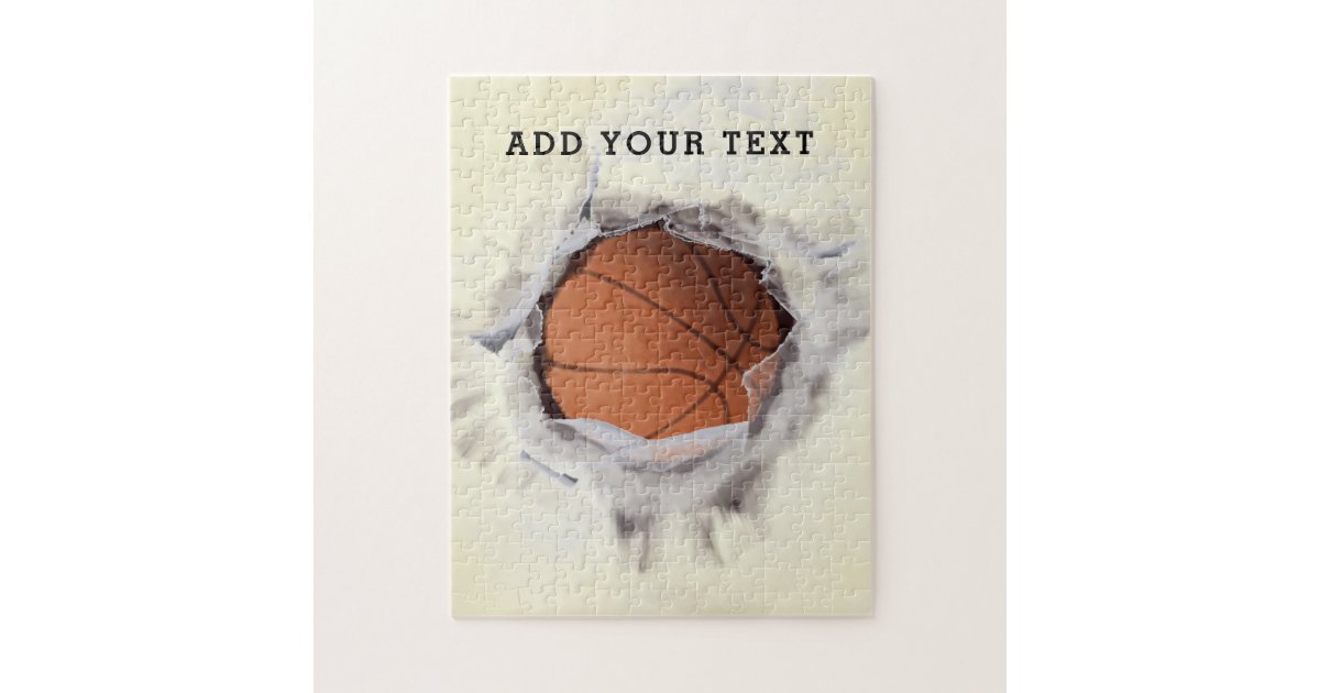 Basketball Sports Jigsaw Puzzle | Zazzle