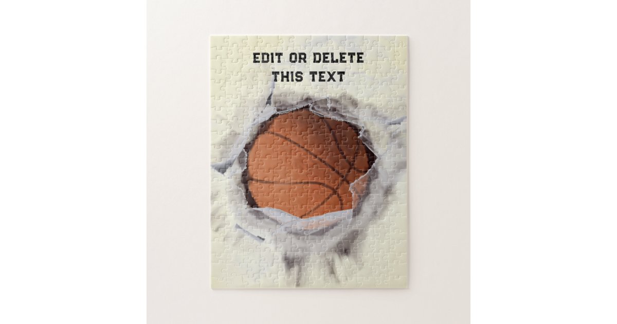 Basketball Sports Jigsaw Puzzle | Zazzle
