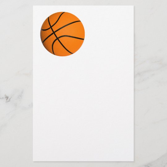 Basketball Stationary Stationery | Zazzle.com