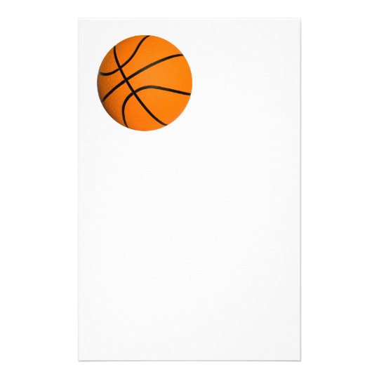 Basketball Stationary Stationery | Zazzle.com