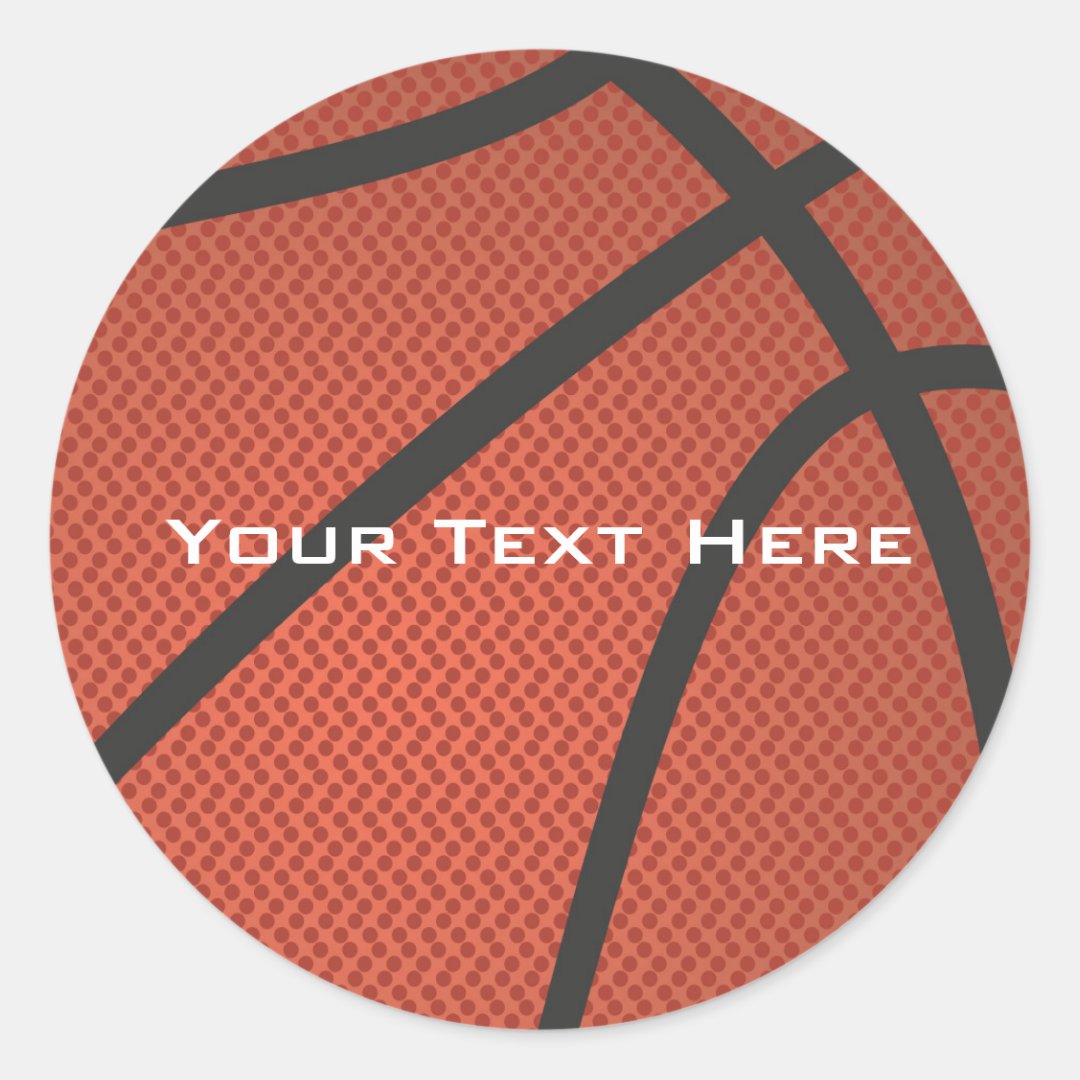 Basketball Sticker | Zazzle