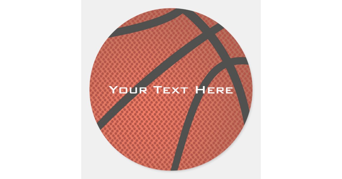 Basketball Sticker | Zazzle