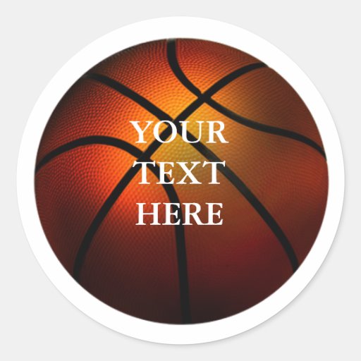 Basketball Sticker | Zazzle
