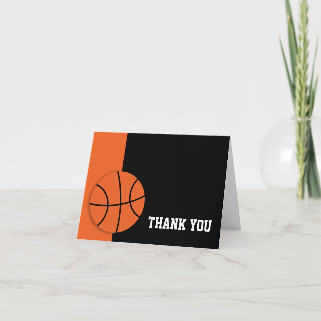 Basketball Thank You | Zazzle