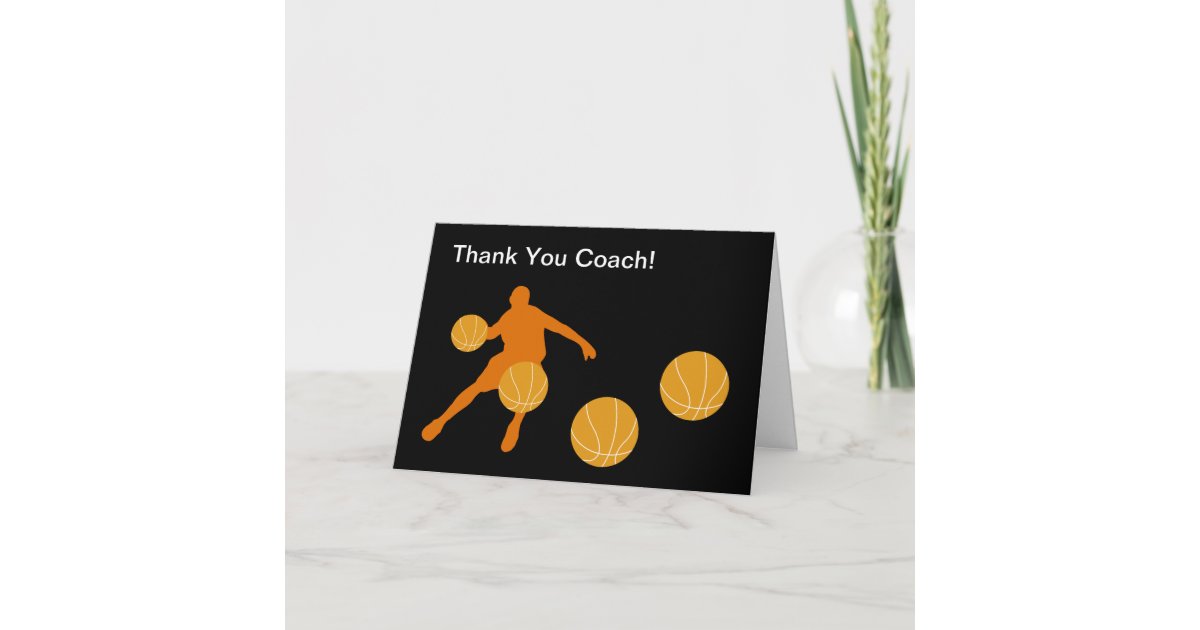Basketball Thank You Cards | Zazzle
