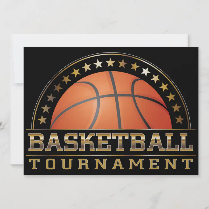 Basketball Tournament Invitation | Zazzle