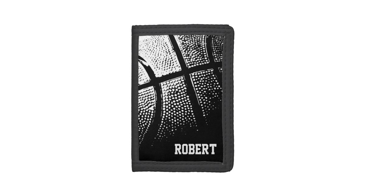 Basketball wallets | Personalizable sports gift | Zazzle