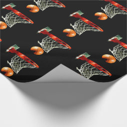 Basketball Wrapping Paper | Zazzle