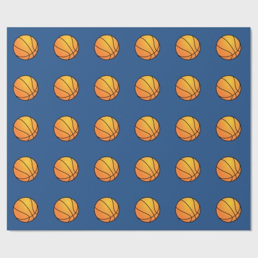 Basketball Wrapping Paper | Zazzle
