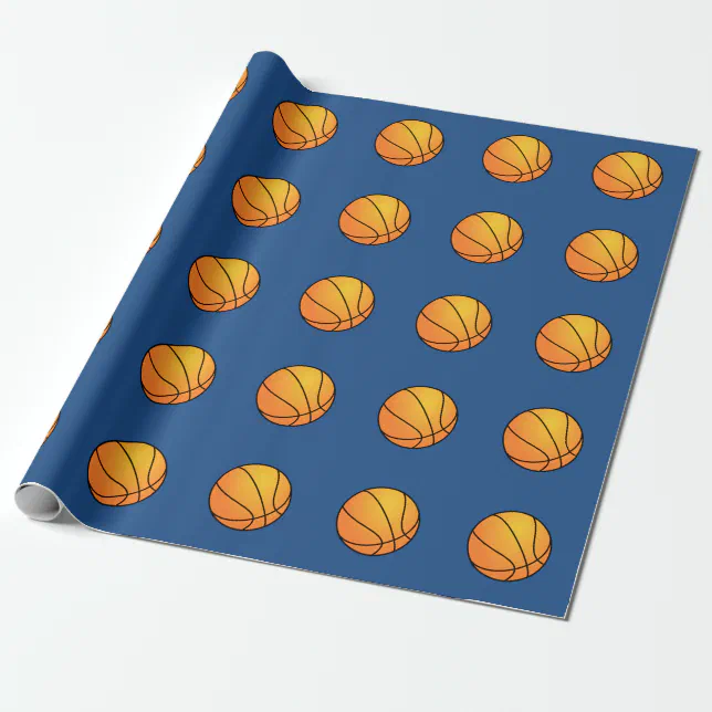 Basketball Wrapping Paper | Zazzle