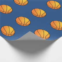 Basketball Wrapping Paper | Zazzle