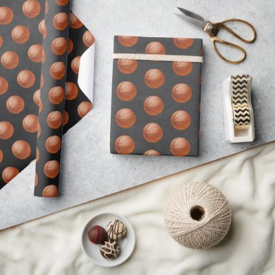 Basketball Gift Wrap & Wrapping Paper for Hoops Fans