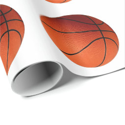 Basketball Wrapping Paper | Zazzle