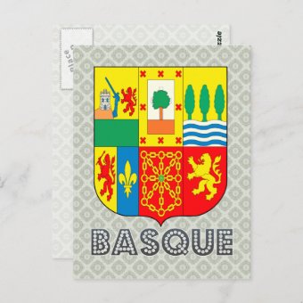 Basque Coat of Arms Postcard | Zazzle