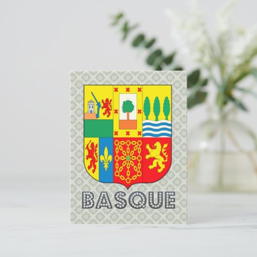 Basque Coat of Arms Postcard | Zazzle
