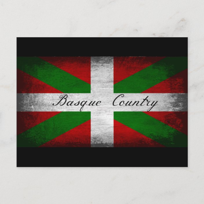 Basque Country Distressed Flag Postcard | Zazzle.com