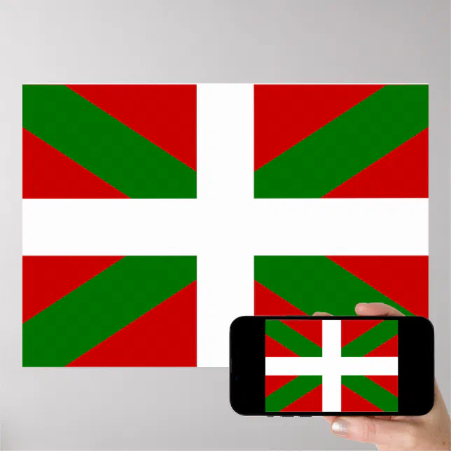 Basque Flag Poster | Zazzle