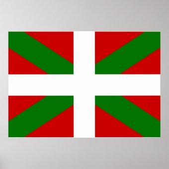 Basque Flag Poster | Zazzle