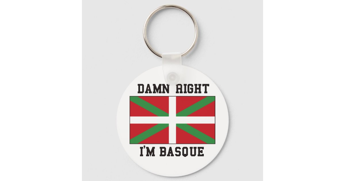 Basque Flag Spain Keychain | Zazzle