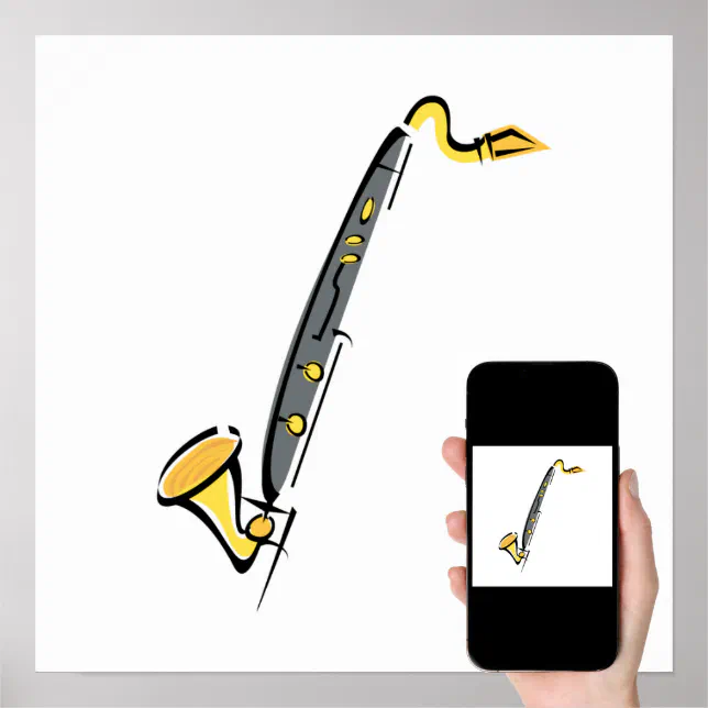 Bass Clarinet Poster | Zazzle
